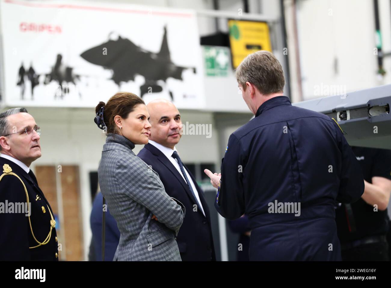 Linköping, Sweden. 25th, January, 2024. Sweden's Crown Princess ...