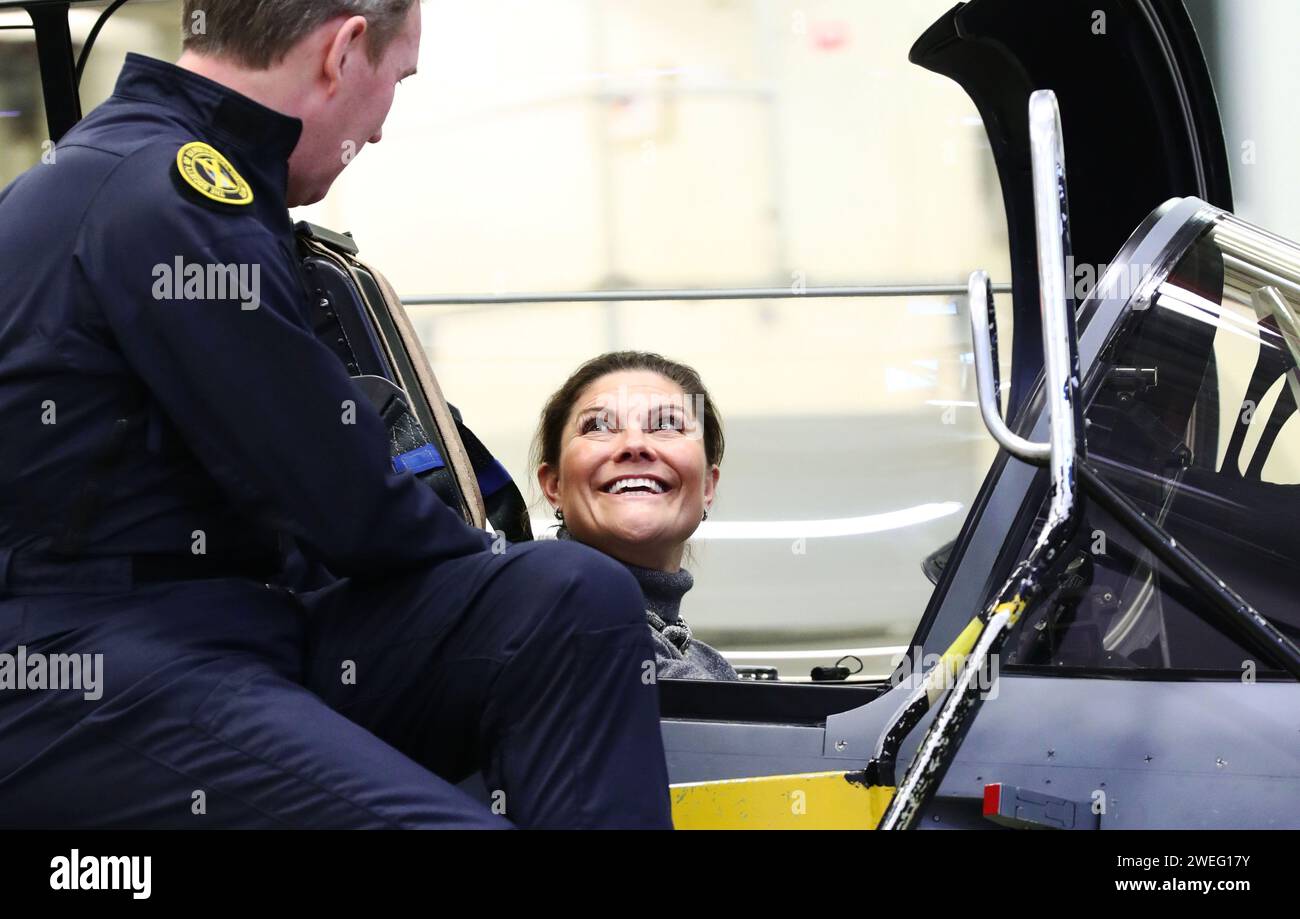 Linköping, Sweden. 25th, January, 2024. Sweden's Crown Princess ...