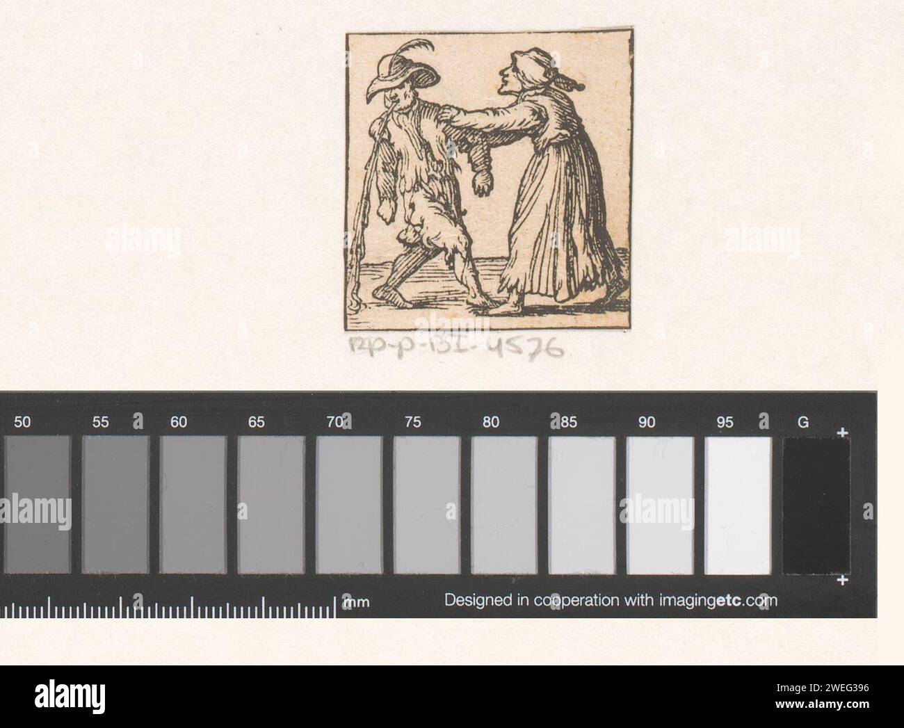 Woman a spitting man persistent, anonymous, 1600 - 1699 print paper ...