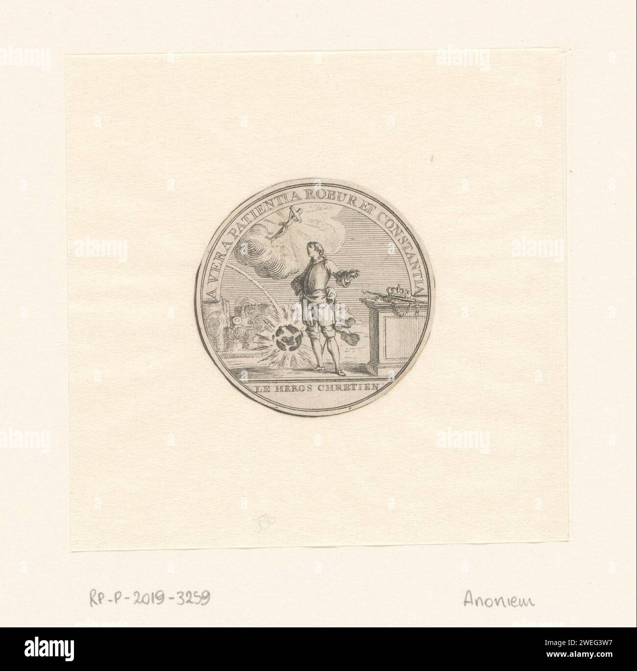 Christian Knight, Anonymous, c. 1650 - c. 1750 print paper etching the ...