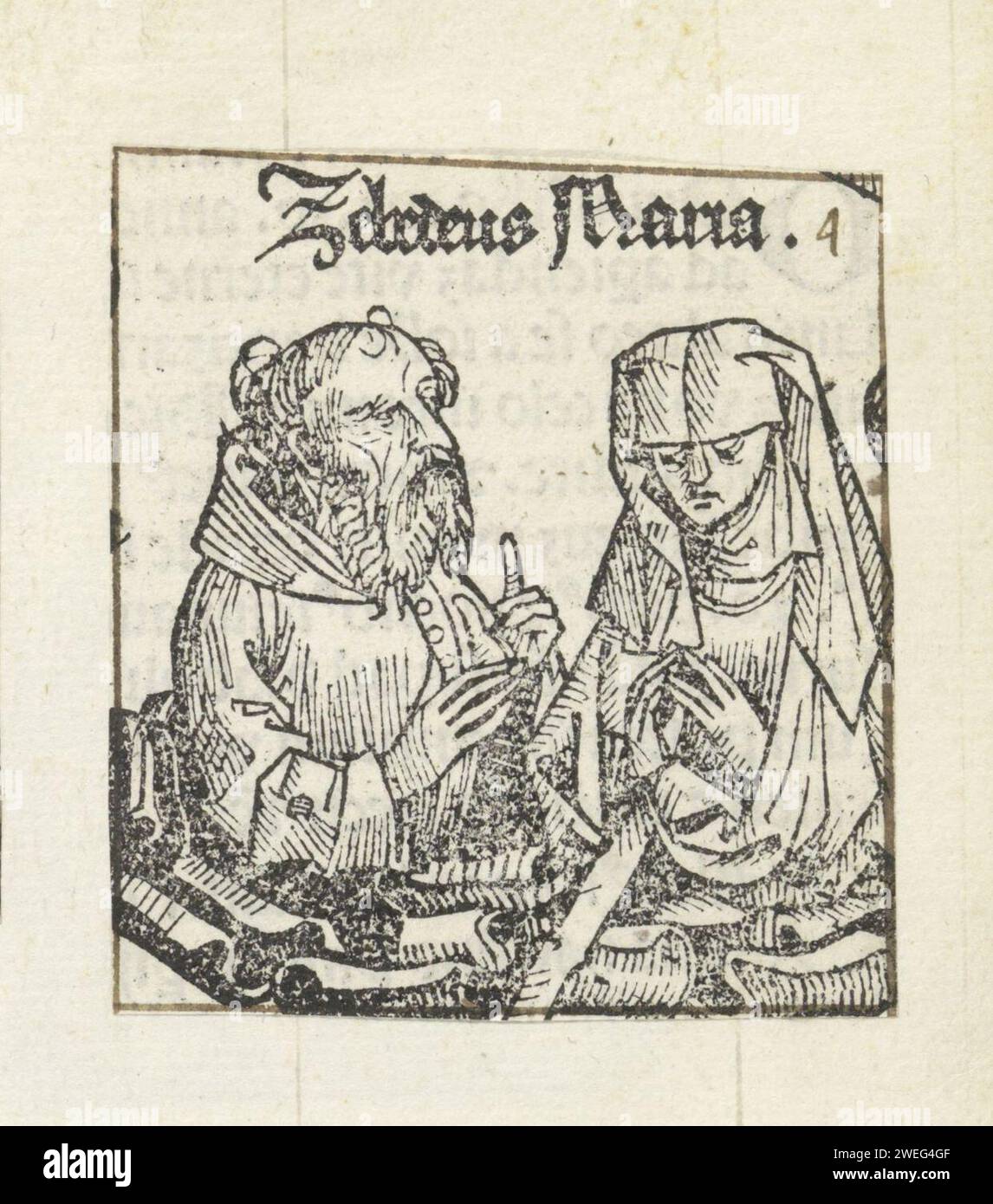 Maria Salome and Zebedus, Michel Wolgemut (Workshop of), 1493 print A ...