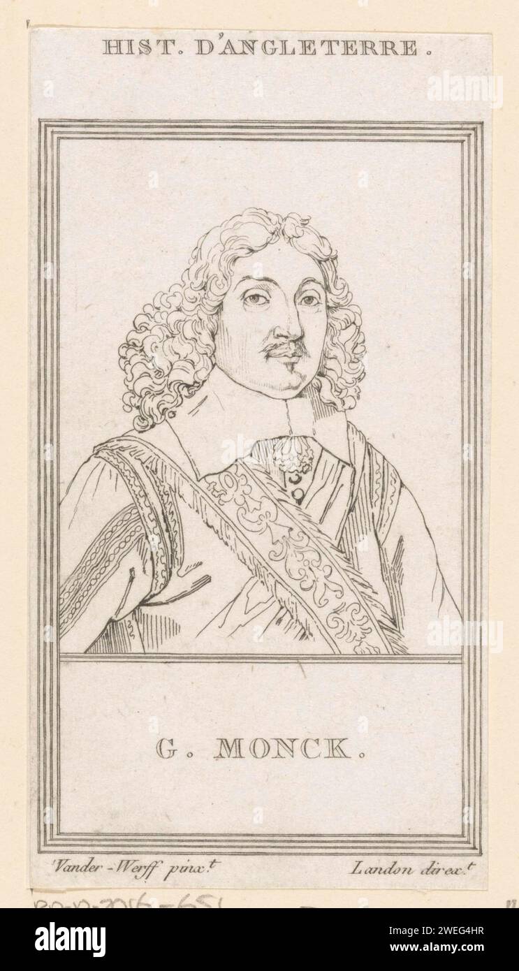 Portrait of George Monck, Duke of Albemarle, Anonymous, After Adriaen ...