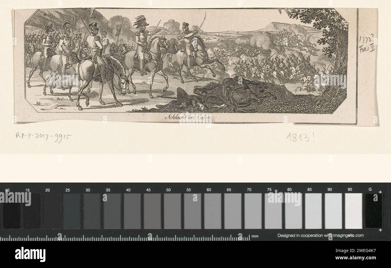 Battle of Kulm, 1813, Anonymous, 1813 - 1850 print Battle of Kulm ...