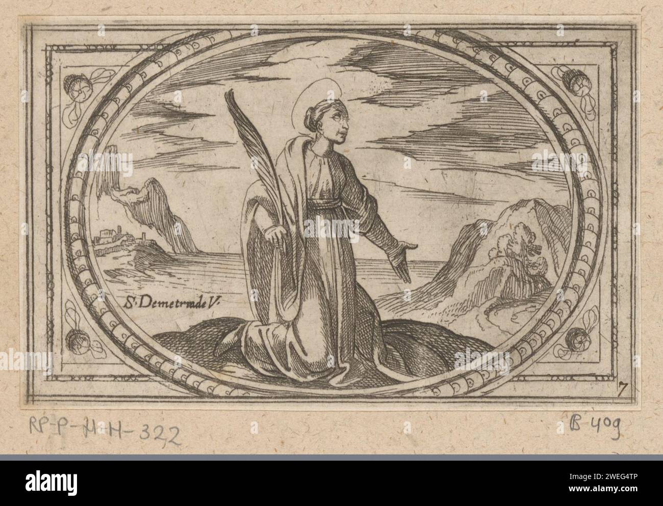 H. Demetriade, Antonio Tempesta, 1565 - 1630 print H. Demetriade with ...