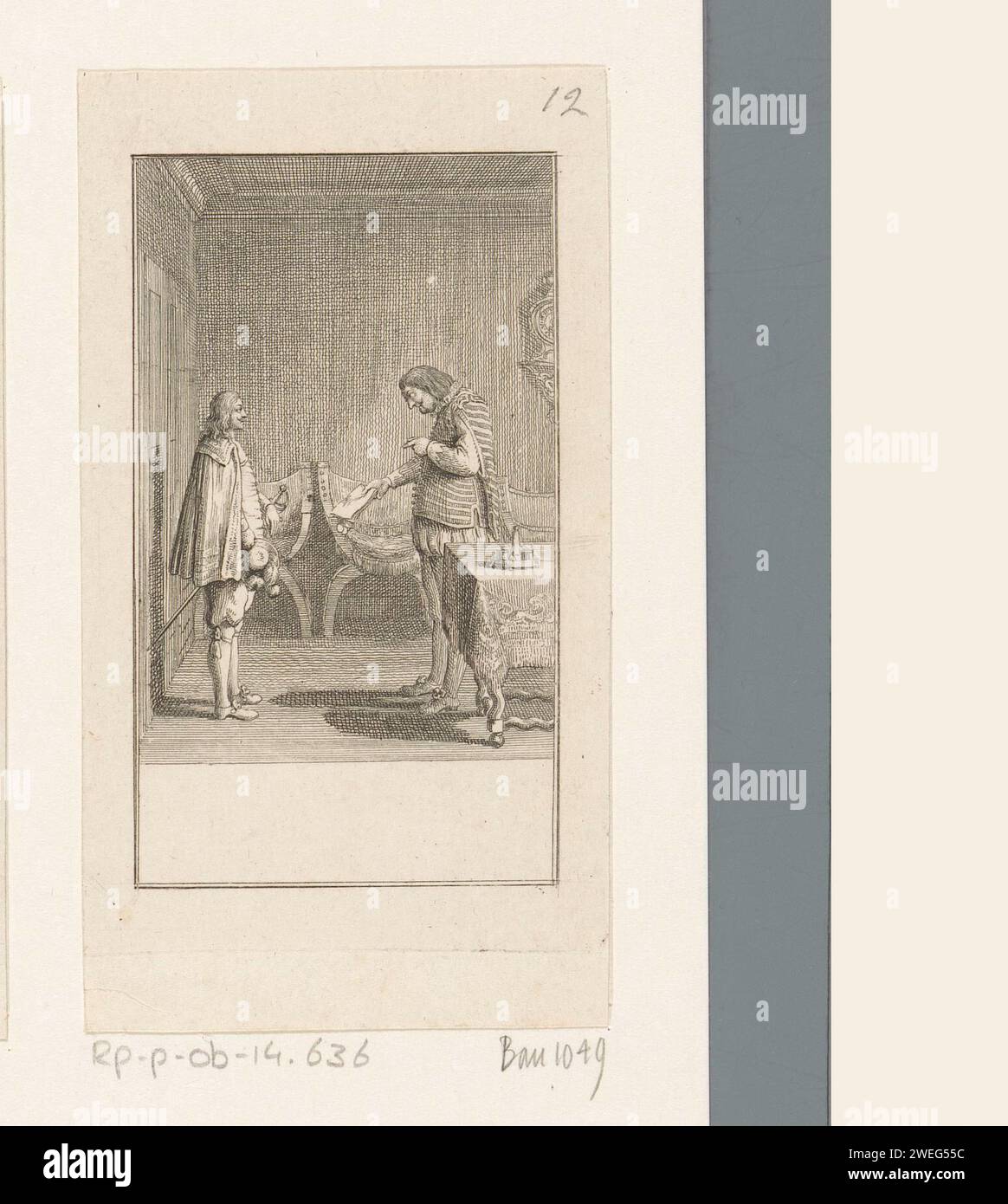 Olivarez hands Gil Blas his nobility letter, Daniel Nikolaus ...