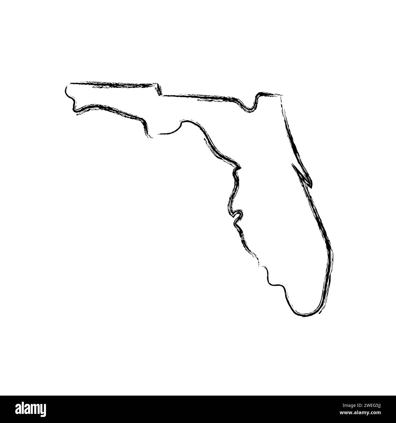 Outline Of Florida Map