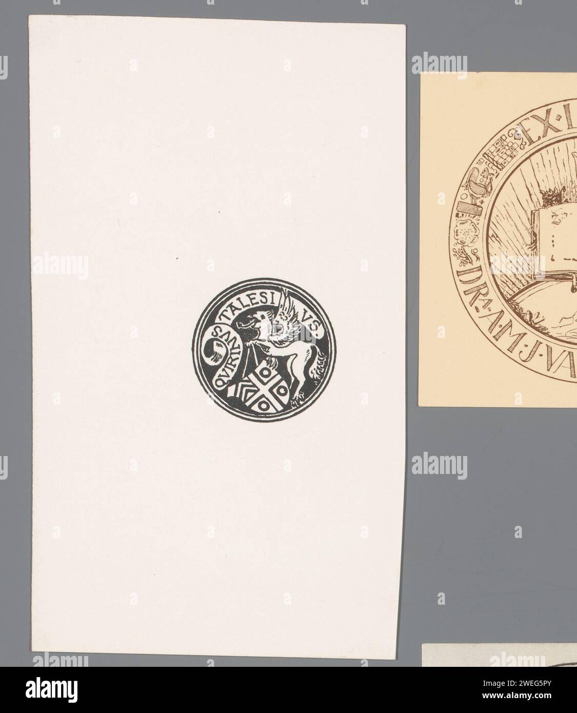 Ex Libris Van Unknown, Anonymous, After Celtjo Aldegondus van ...