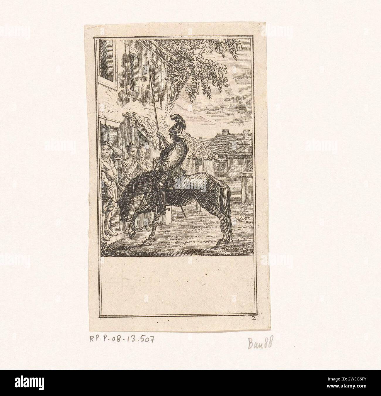 Don Quixote for the inn, Daniel Nikolaus Chodowiecki, 1770 print Don ...
