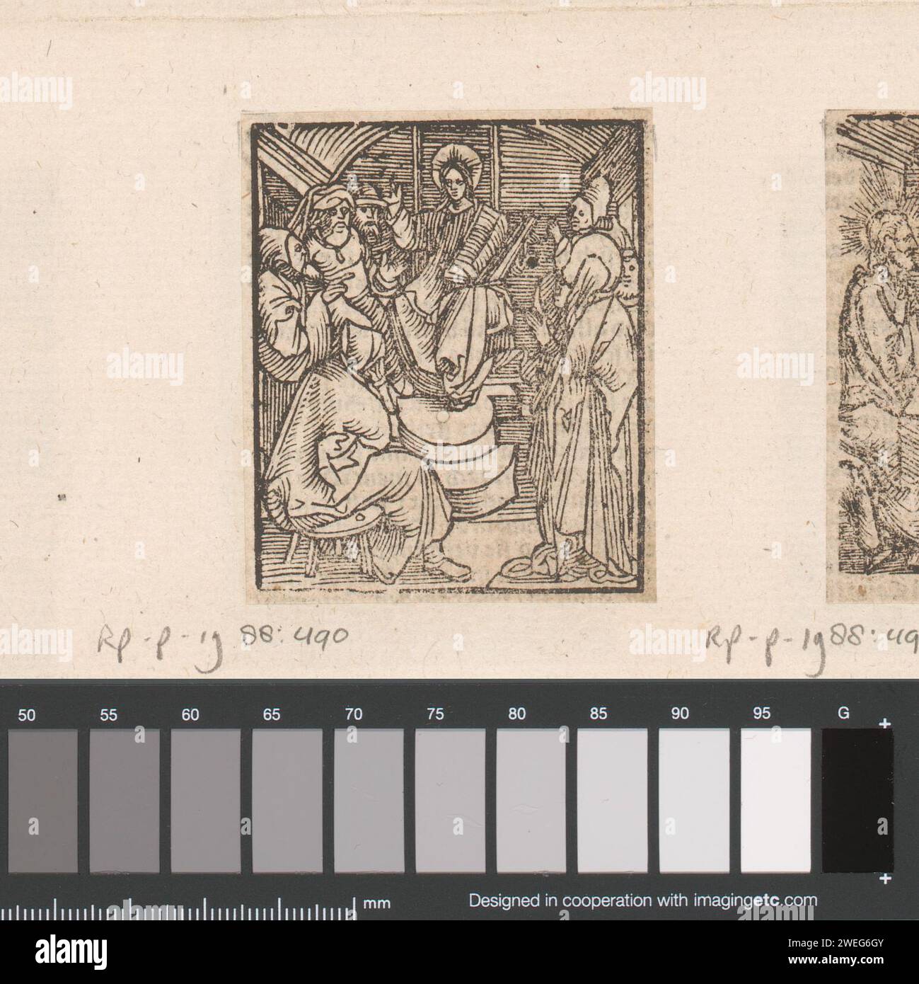 Christ In the Temple, Anonymous, Anonymous, 1536 print paper story of ...