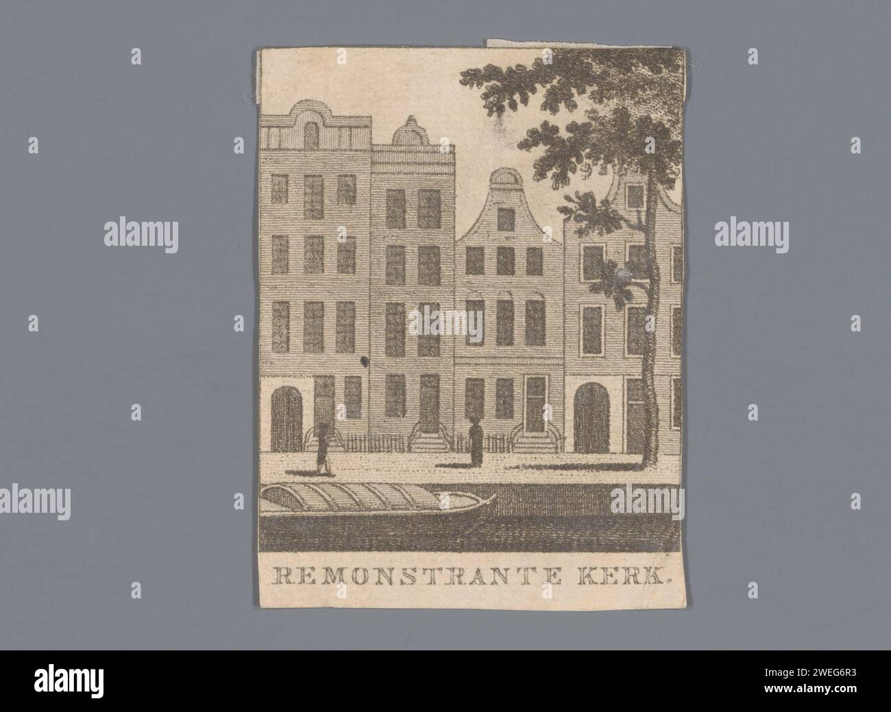 View of the Remonstrant church in Amsterdam, Anonymous, 1800 - 1840 ...