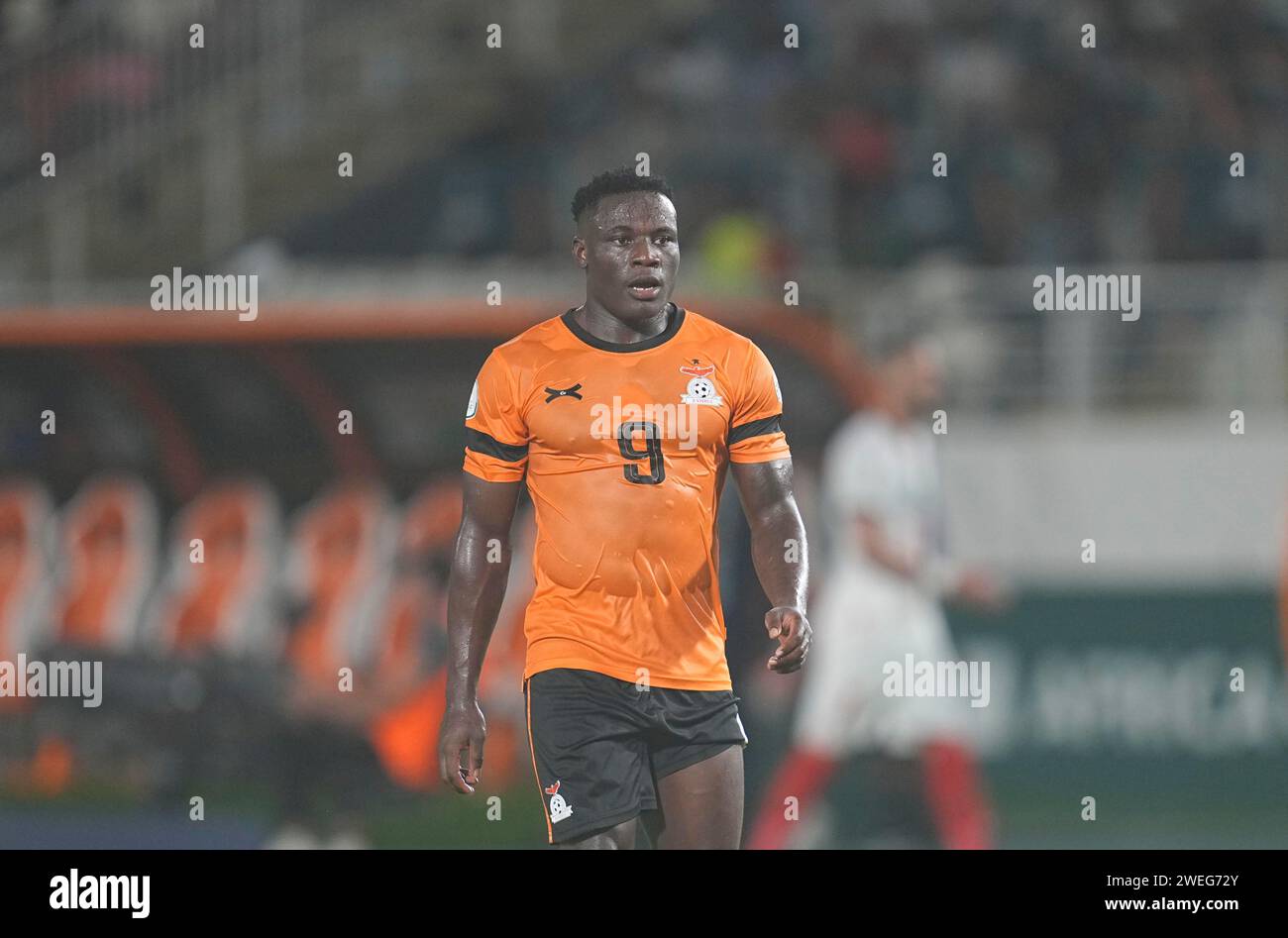 January 24 2024: Sailas Lubambo Musonda (Zambia) // during a African ...