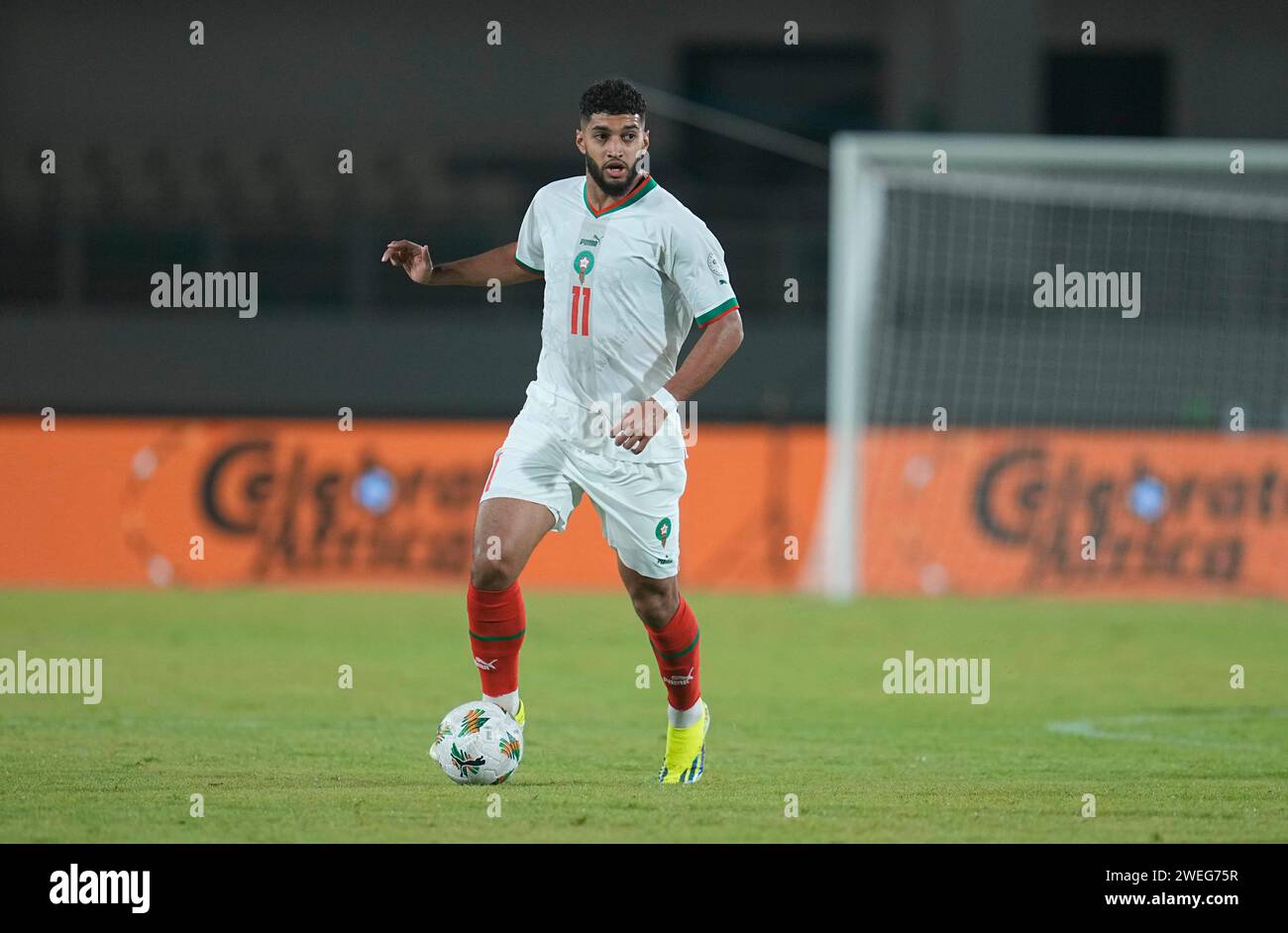 January 24 2024: Ismael Saibari (Morocco) // during a African Cup of ...