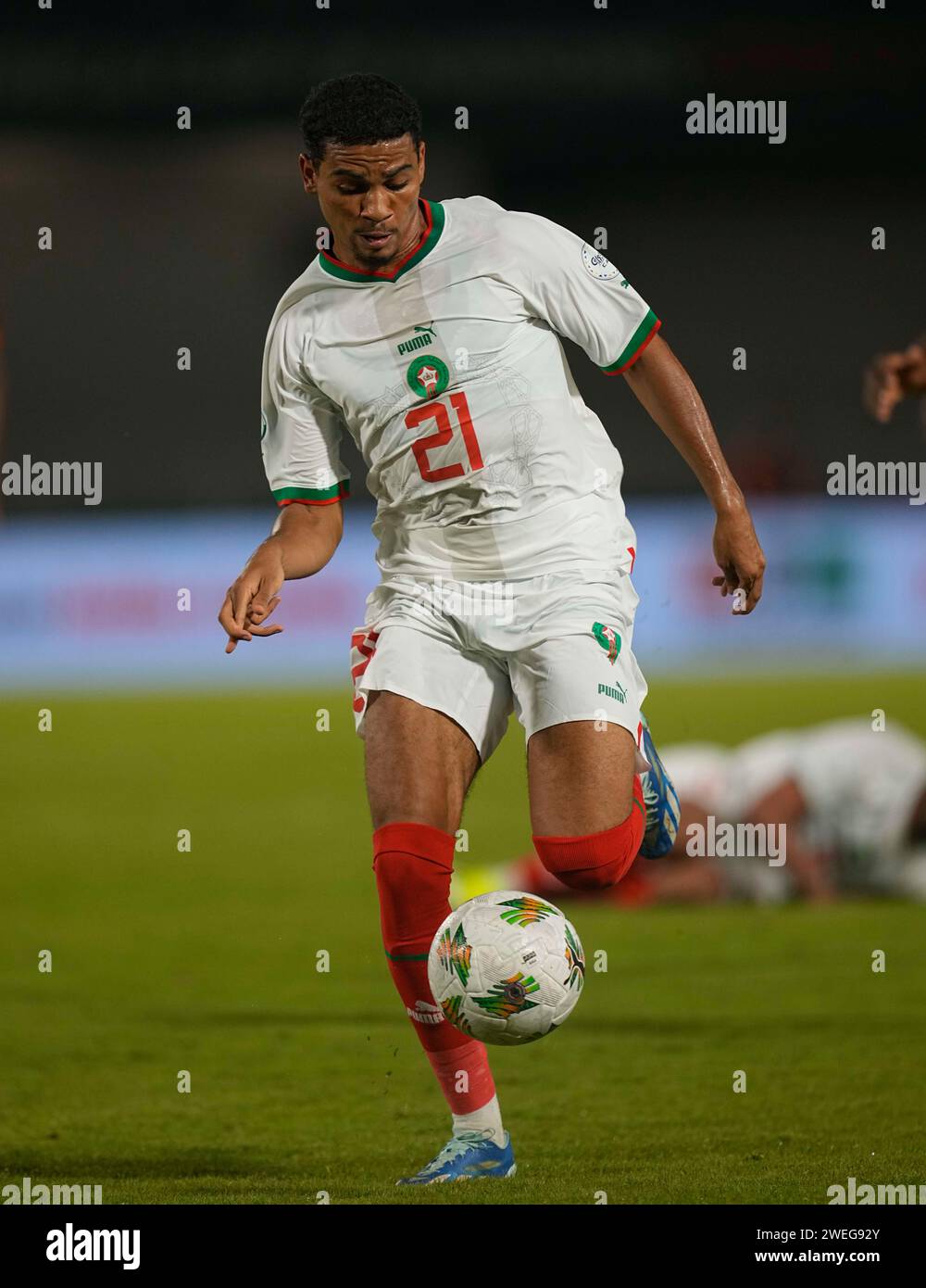 January 24 2024: Amine Adli (Morocco) // during a African Cup of ...