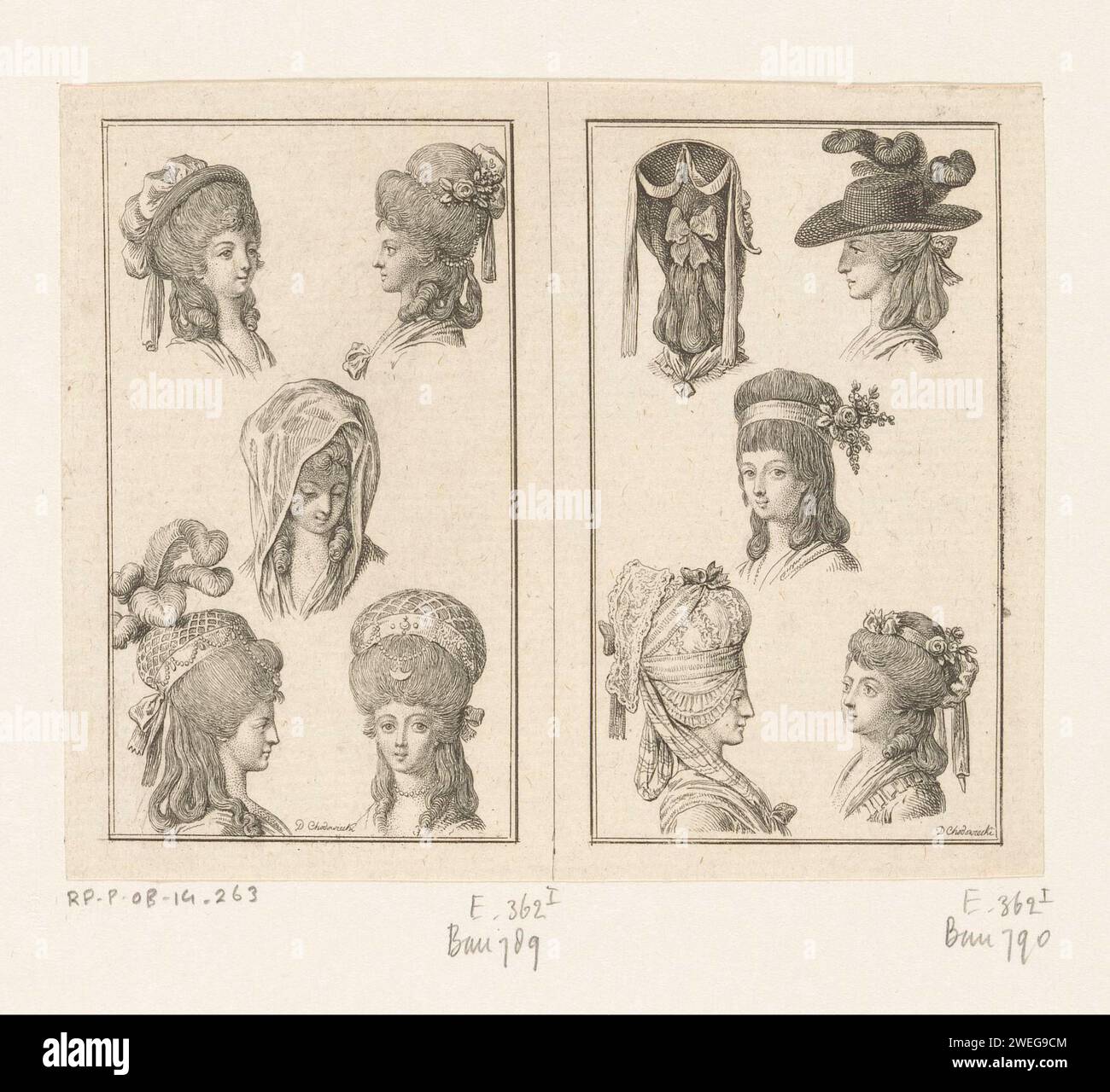 Two performances with hairstyles and headwear for women, Daniel ...