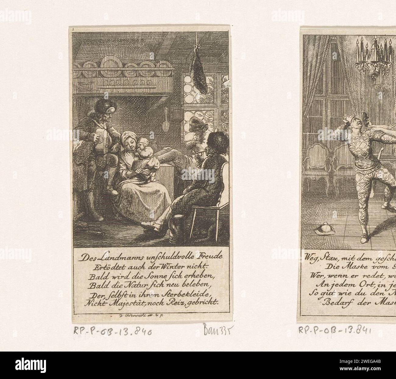 January, Daniel Nikolaus Chodowiecki, 1777 print In the top left ...