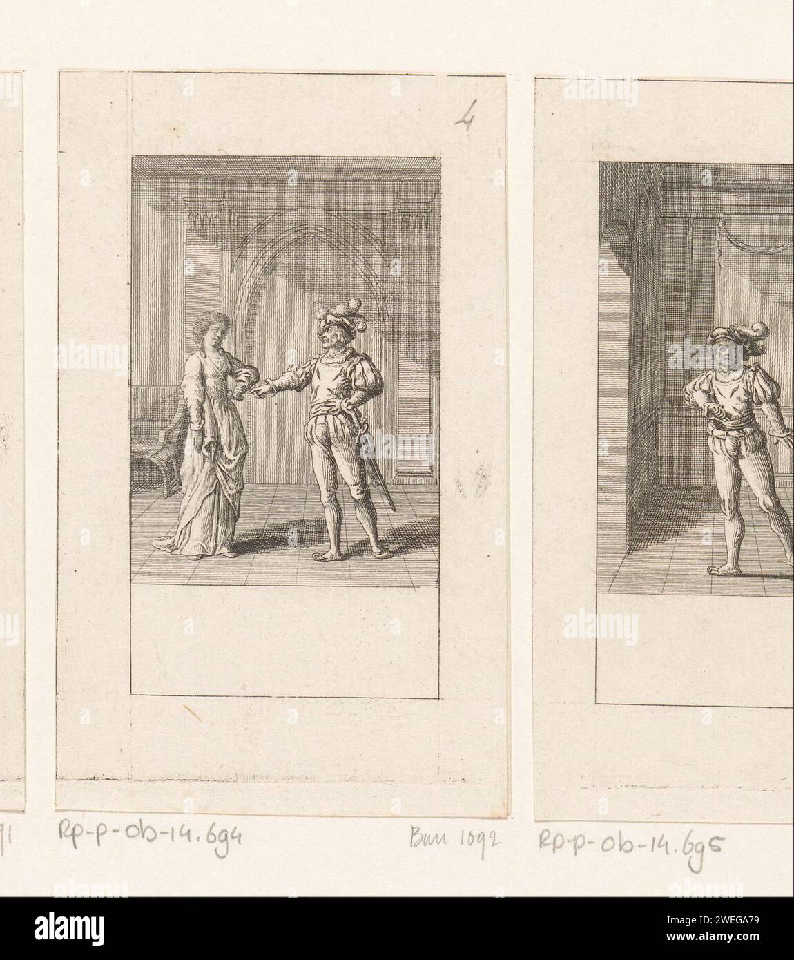 Macbeth in Defek Met Lady Macbeth, Daniel Nikolaus Chodowiecki, 1784 ...