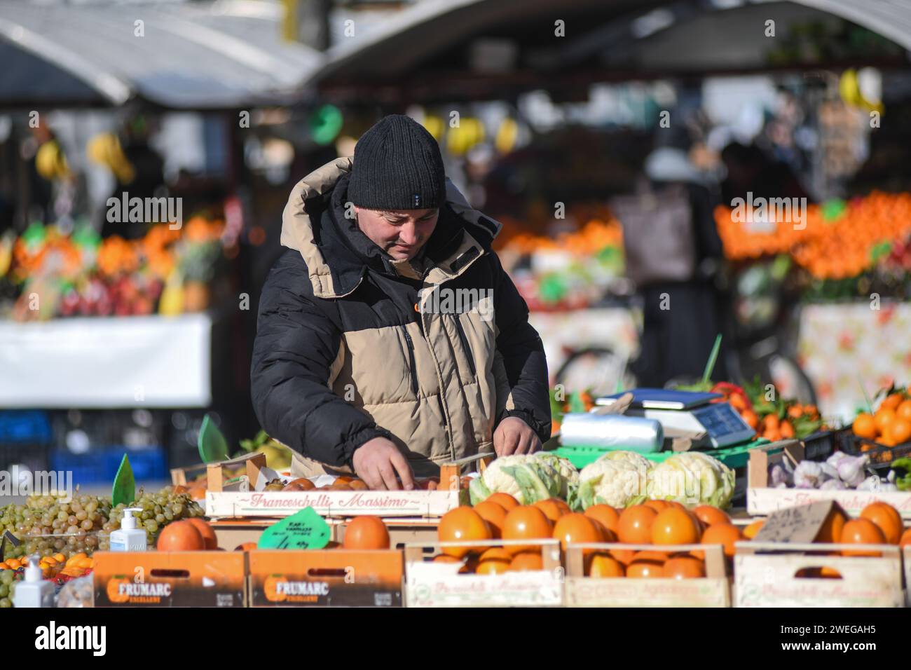 Shopping fruit market hi-res stock photography and images - Alamy