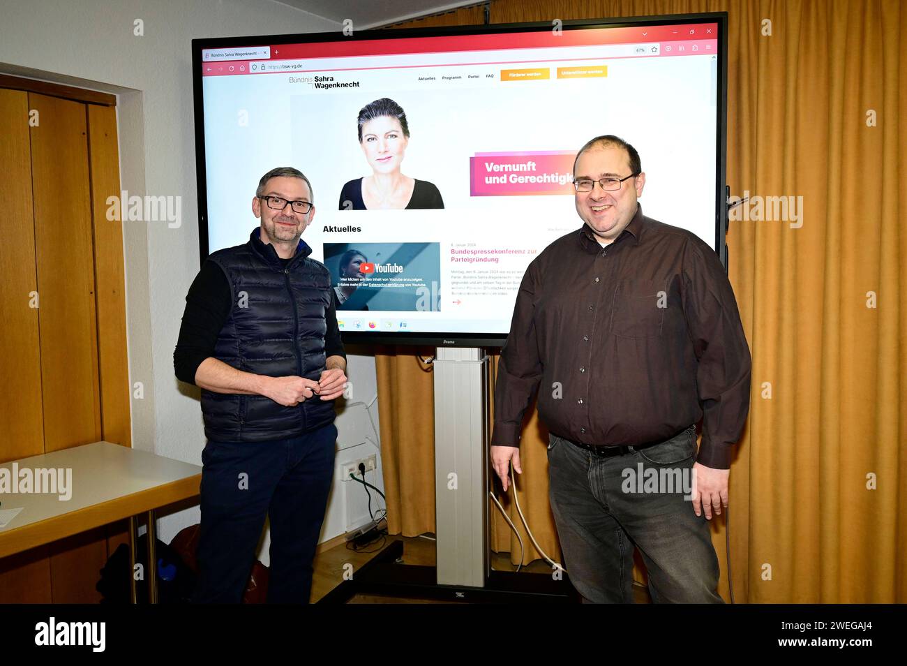 Jens Hentschel-Thöricht und Jens Dietzmann beim ersten Treffen der neu ...