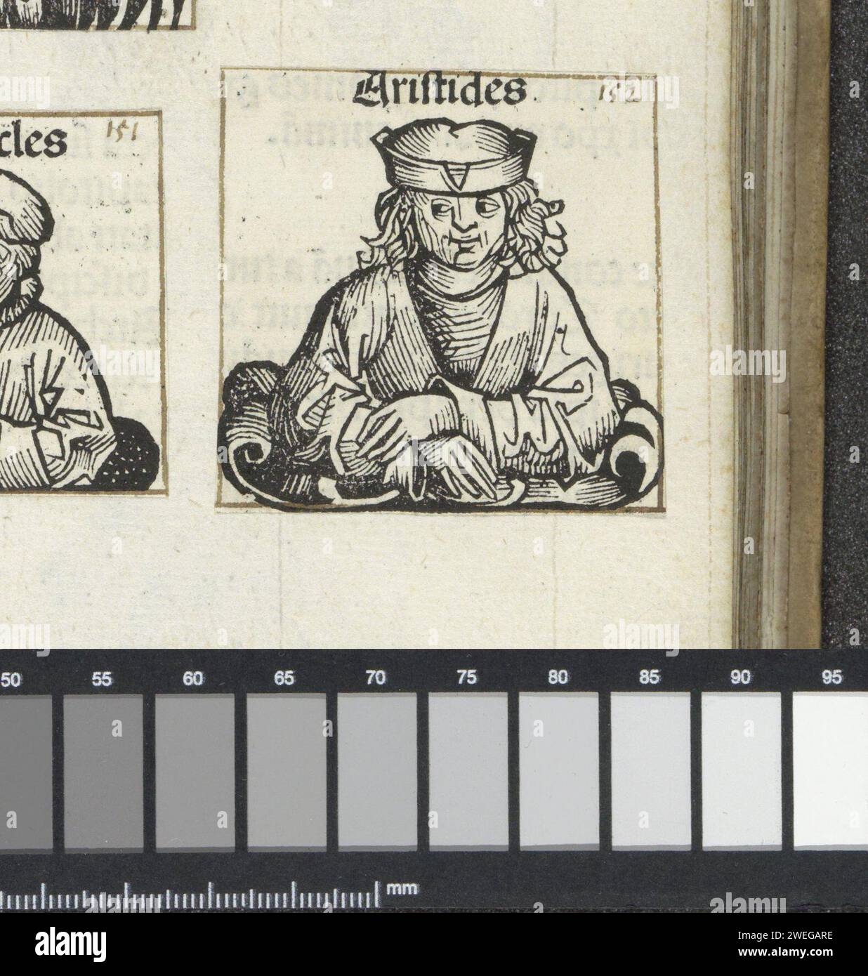 Aristides, Michel Wolgemut (workshop of), 1493 print A flower chalice ...