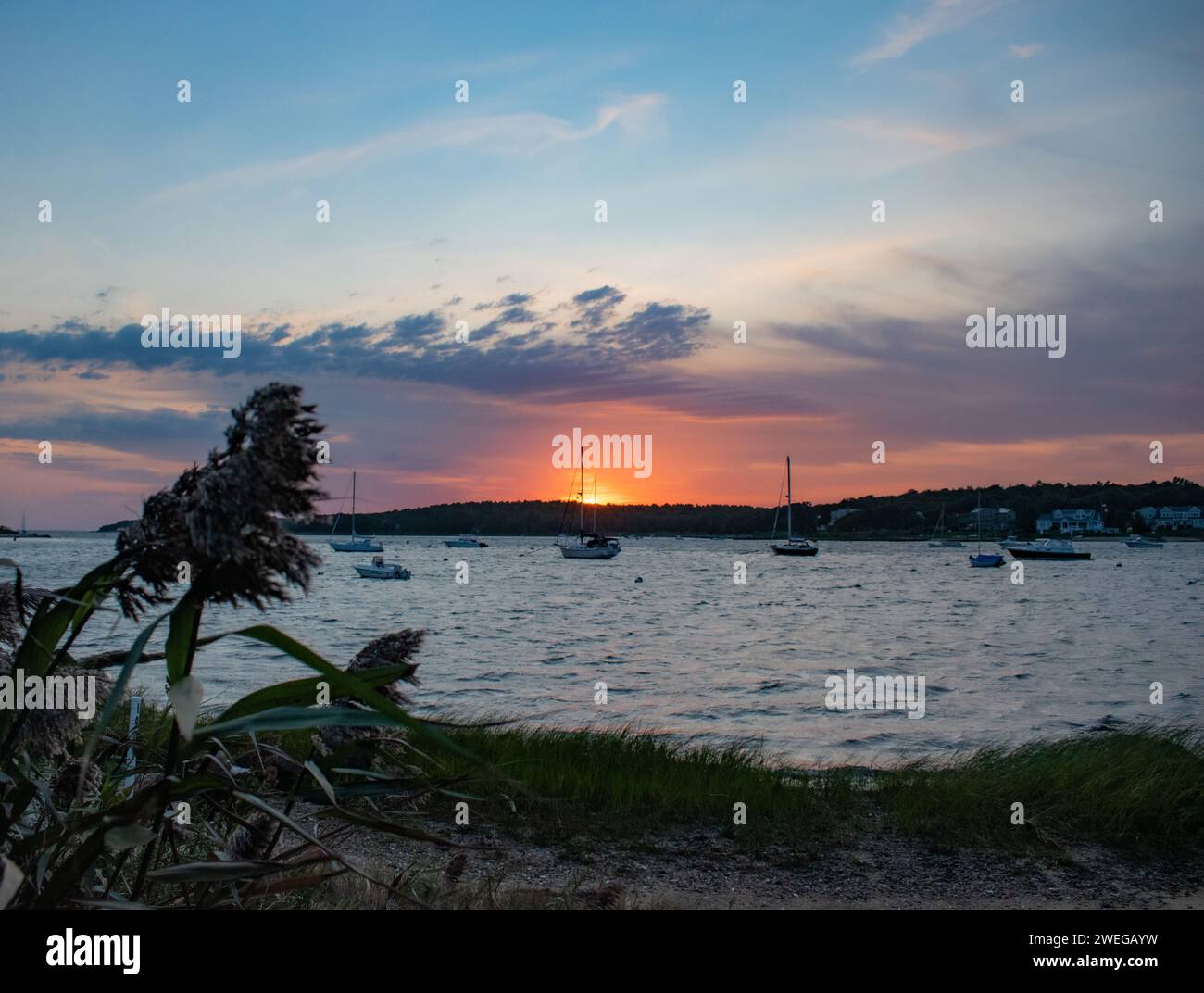 Cape cod boat sunset hi-res stock photography and images - Alamy