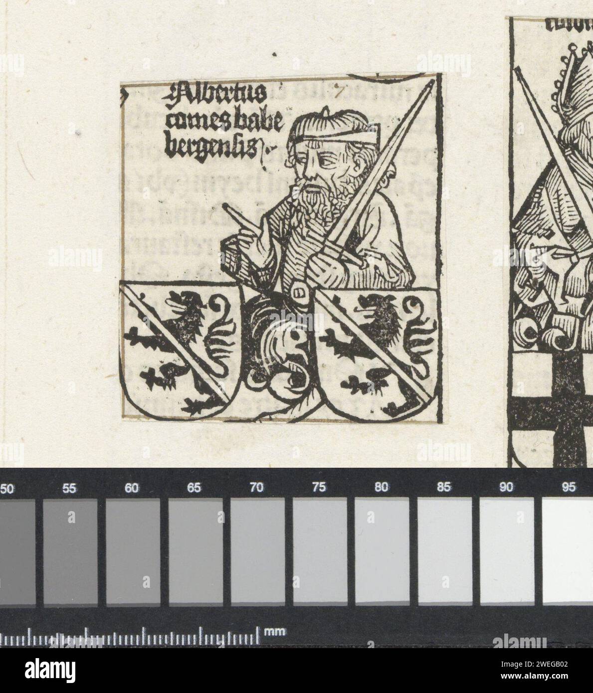 Albrecht van Babenberg, Michel Wolgemut (workshop of), 1493 print A ...