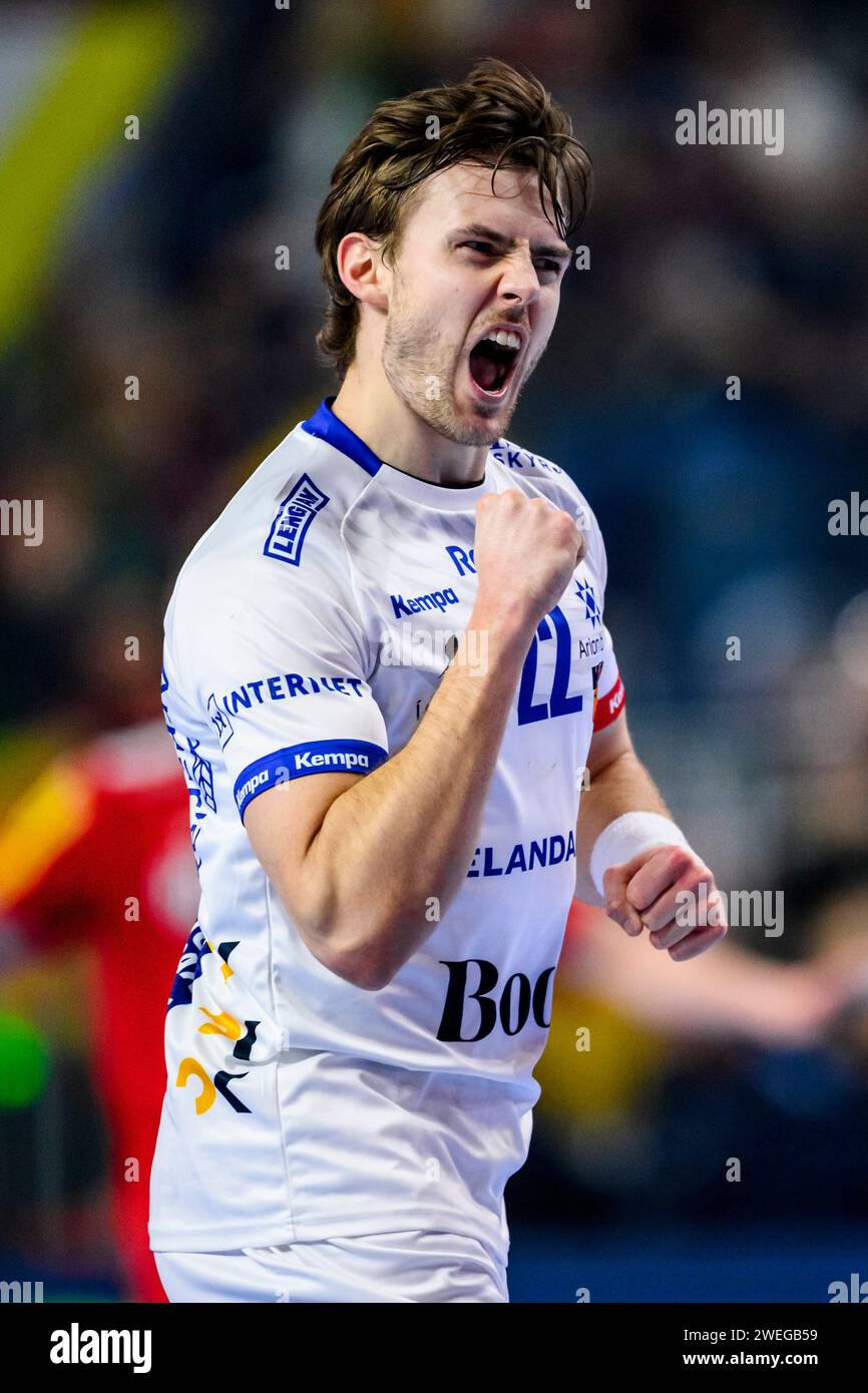 Cologne, Germany. 24th Jan, 2024. Handball: European Championship ...