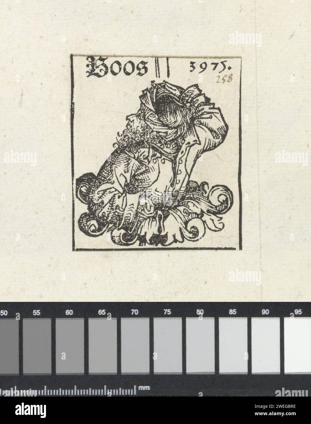 Boaz (V), Michel Wolgemut (workshop of), 1493 print A flower chalice ...