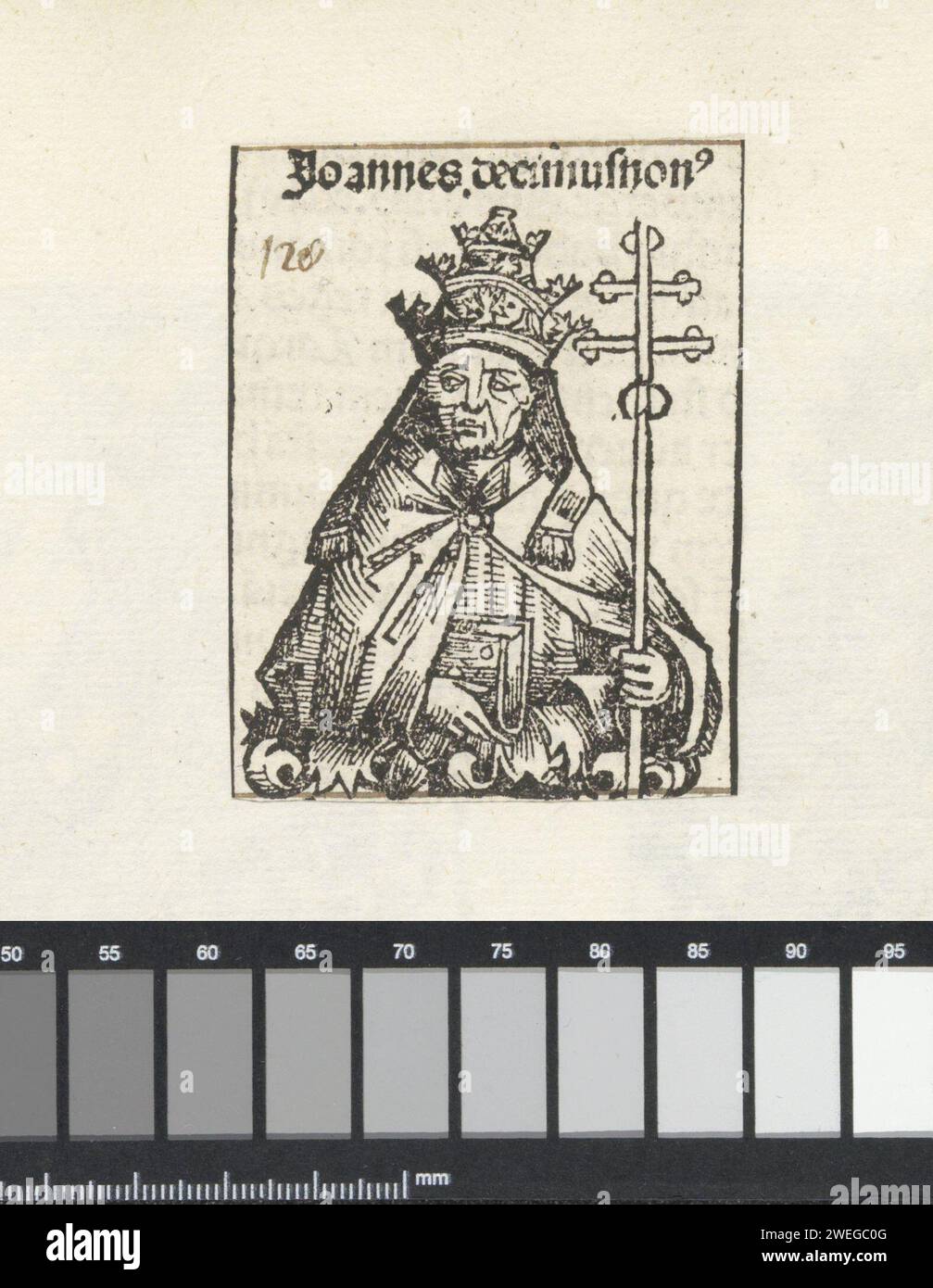 Pause Johannes XVIII of XIX, Michel Wolldel (Workshop), 1493 print A ...
