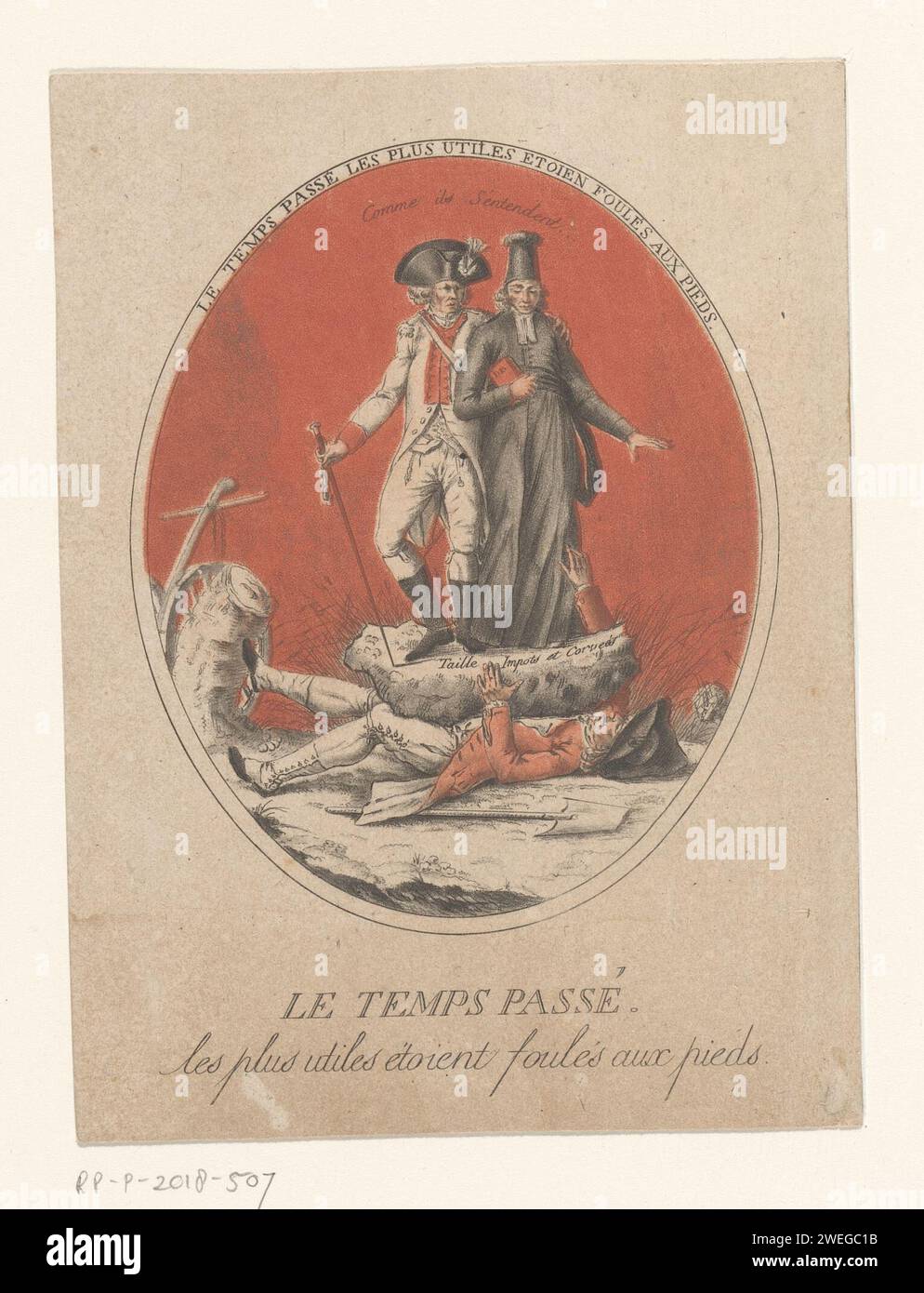 Past tense, 1791, Villeneuve, 1791 print As it used to be, 1791. The ...