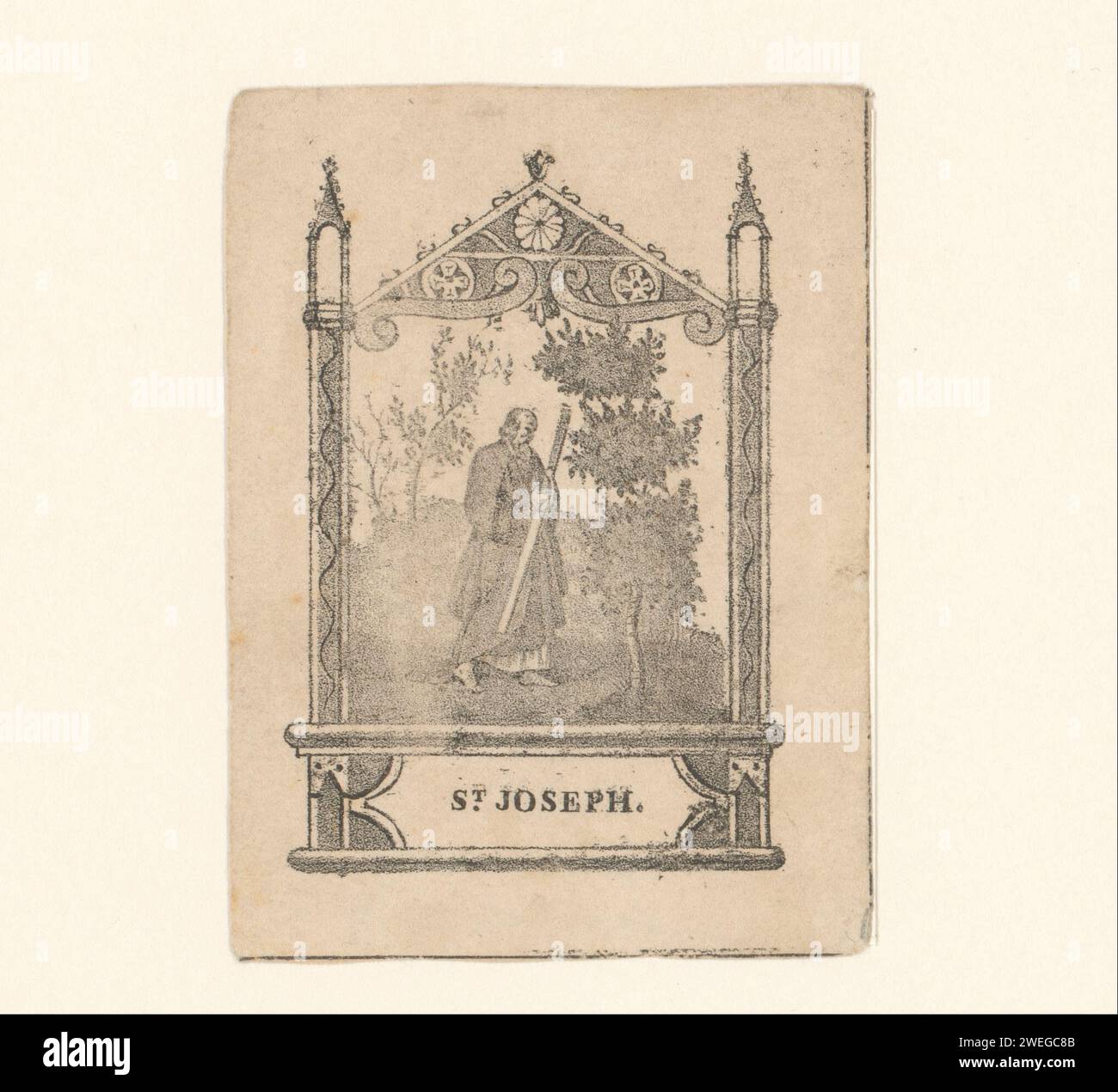 Jozef, Anonymous, 1800 - 1850 print paper the foster-father of Christ ...