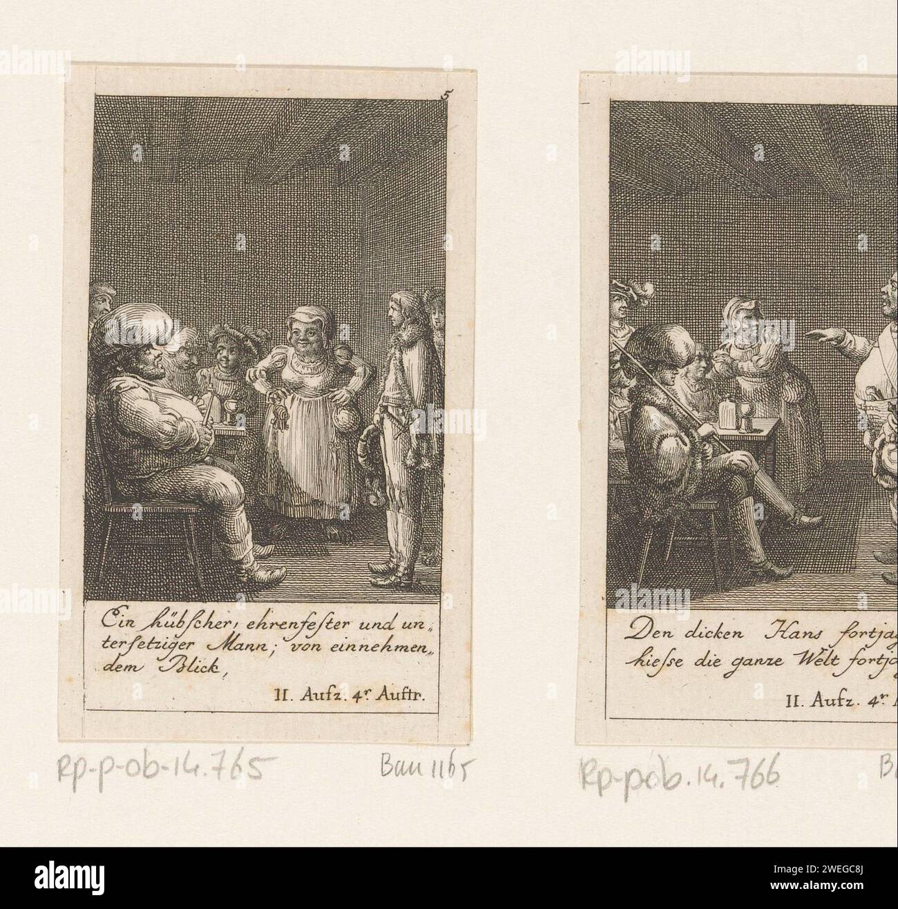Falstaff dressed as a prince for Henry, Daniel Nikolaus Chodowiecki ...