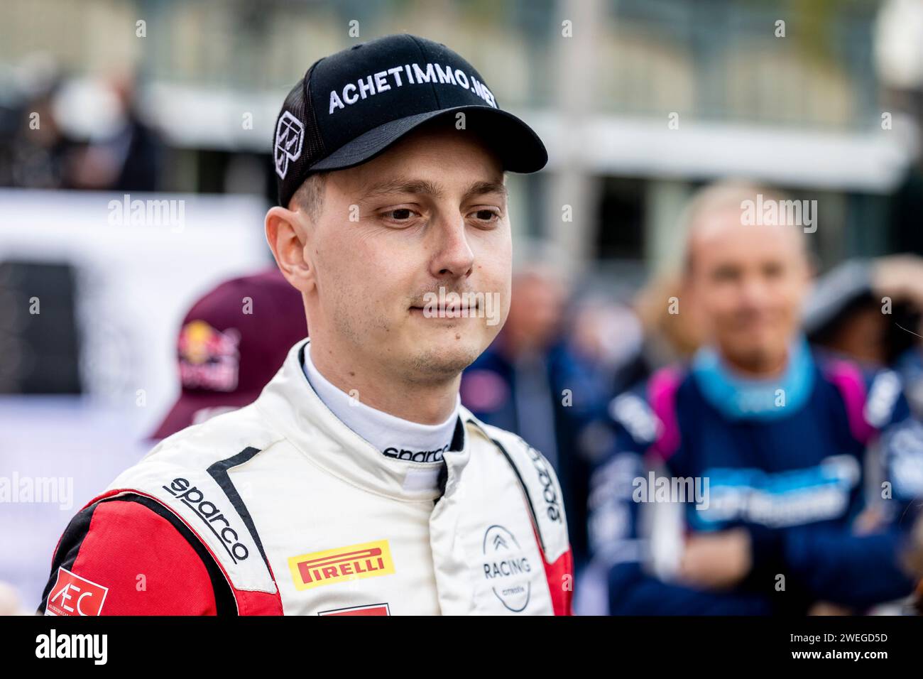 Gap, France. 25th Jan, 2024. DUNAND Arnaud, Citroen C3 Rally2, portrait ...