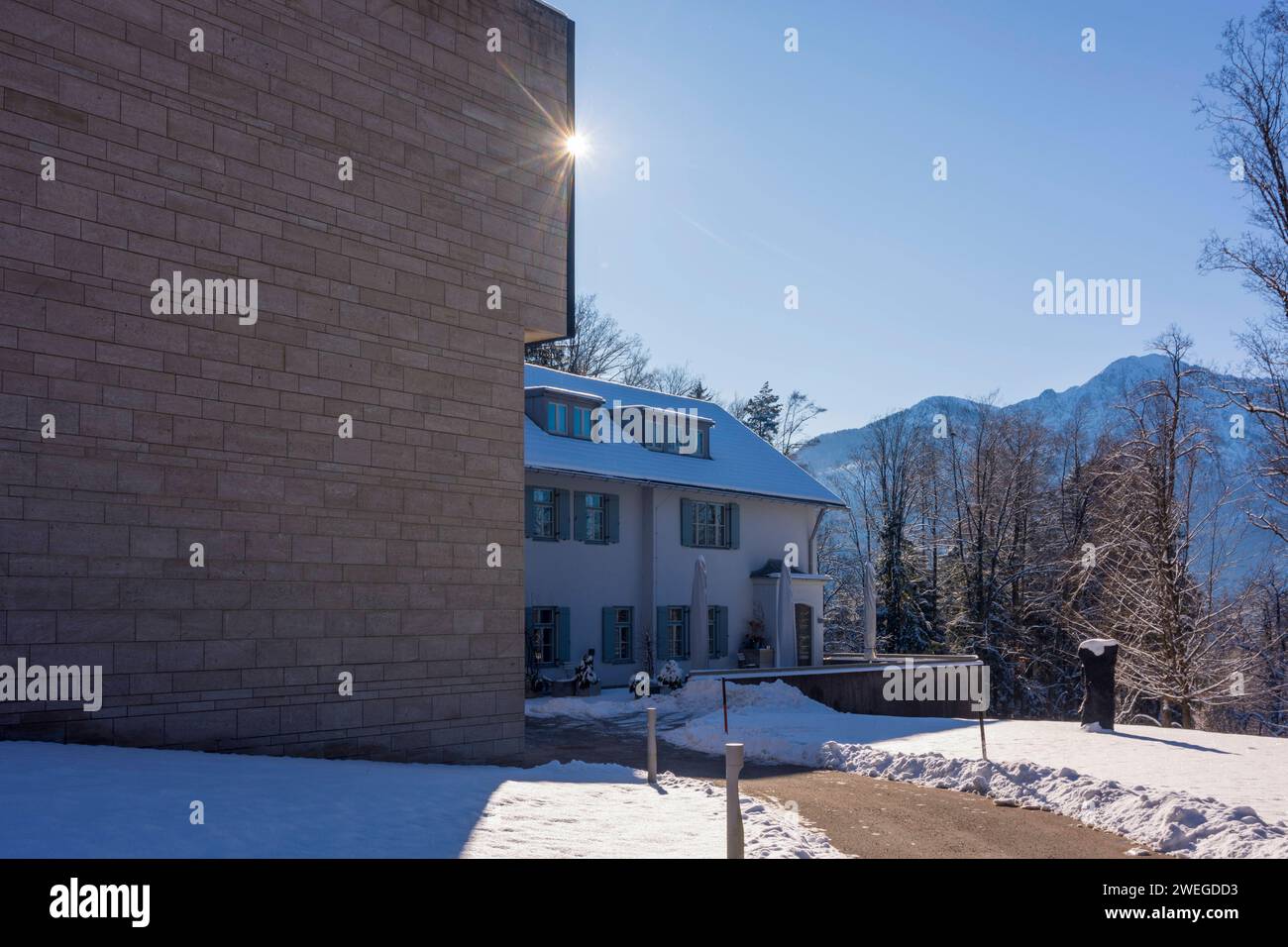 Franz Marc Museum, snow Stock Photo - Alamy