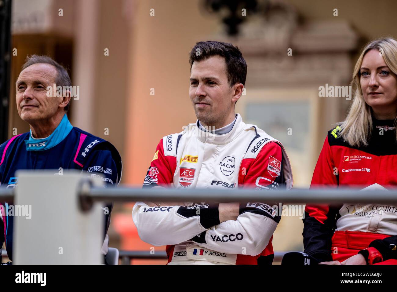 Gap, France. 25th Jan, 2024. ROSSEL Yohan, Citroen C3 Rally2, portrait ...