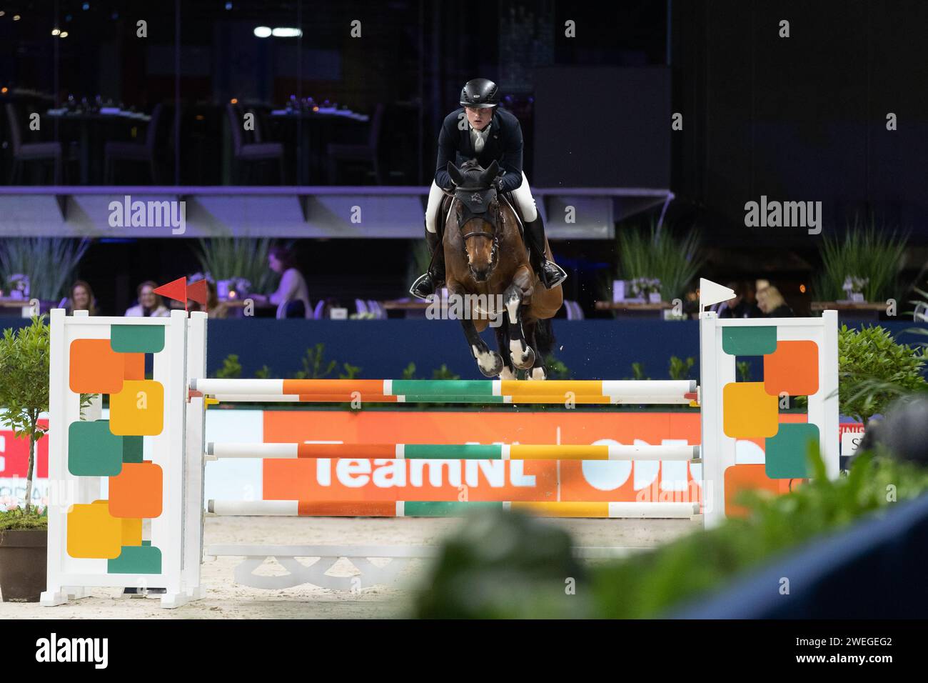 Amsterdam, Netherlands - January 25, 2024. Mart Ijland of the ...