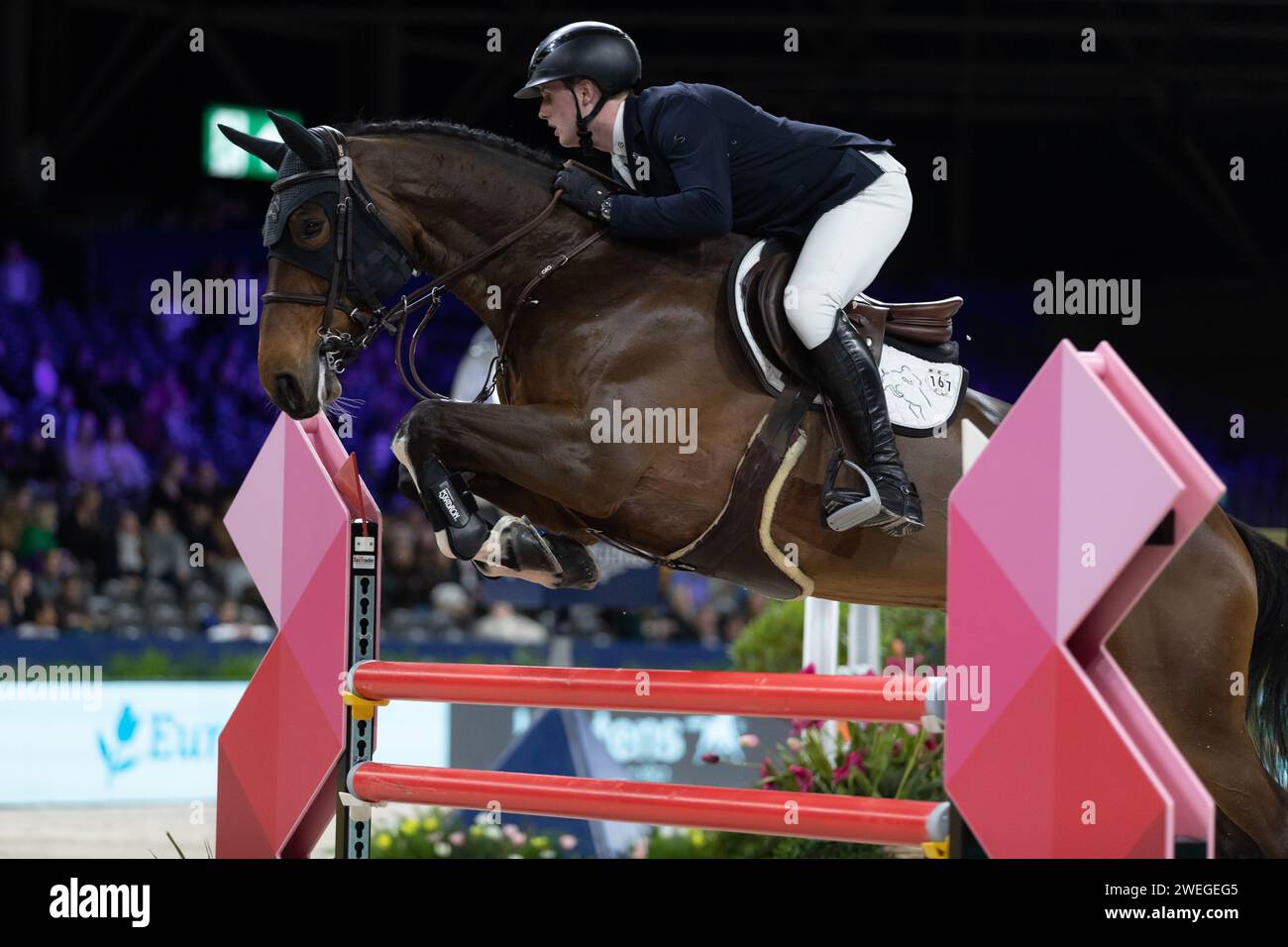 Amsterdam, Netherlands - January 25, 2024. Mart Ijland of the ...