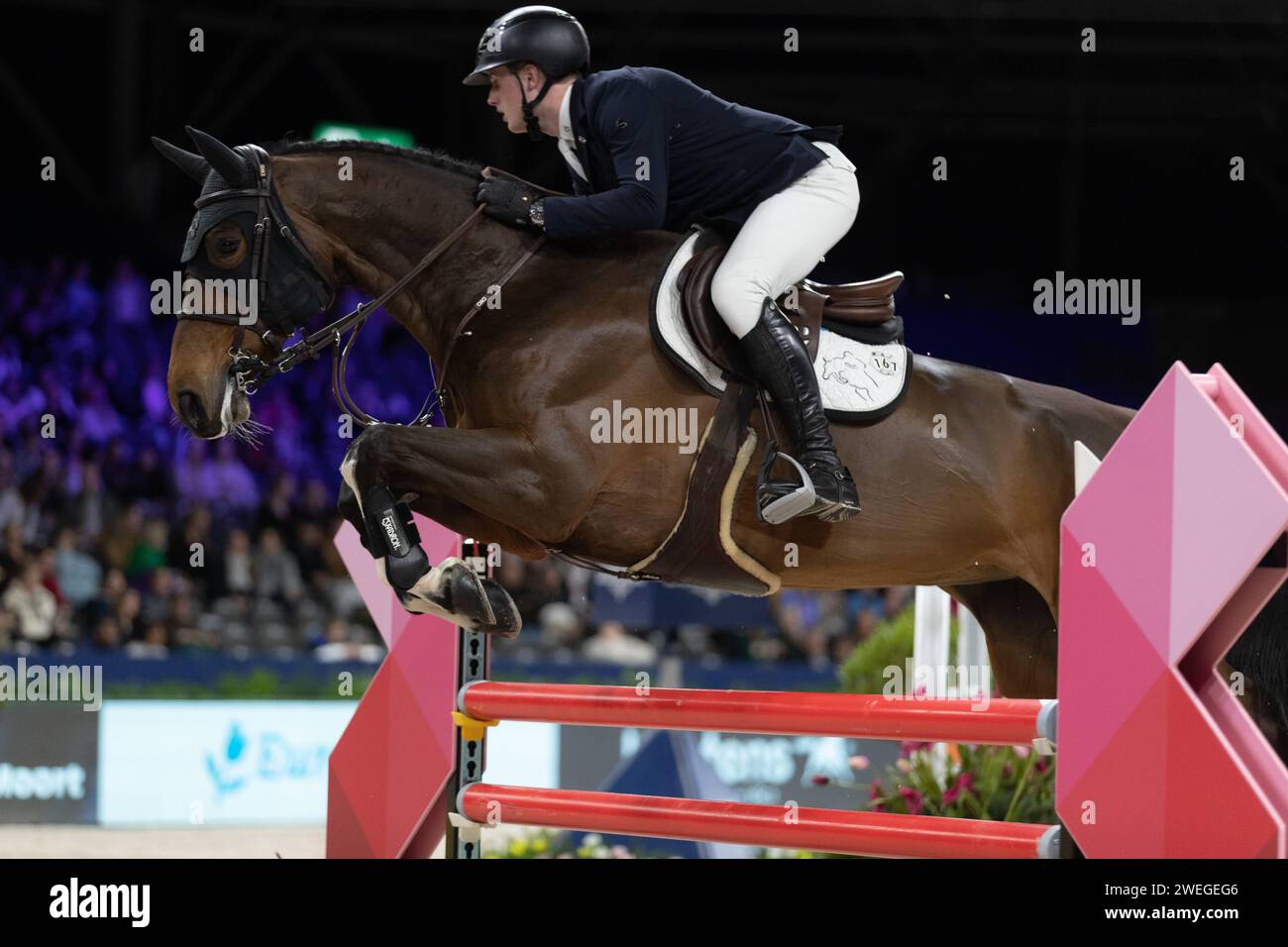 Amsterdam, Netherlands - January 25, 2024. Mart Ijland of the ...