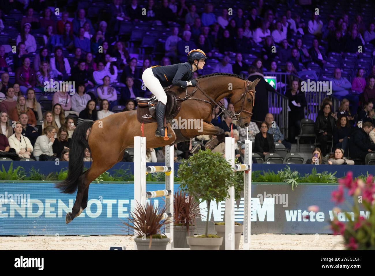 Amsterdam, Netherlands - January 25, 2024. Kristy Snepvangers of the ...