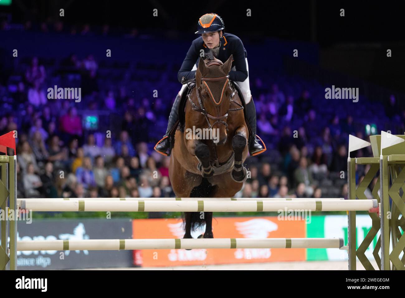Amsterdam, Netherlands - January 25, 2024. Kristy Snepvangers of the ...