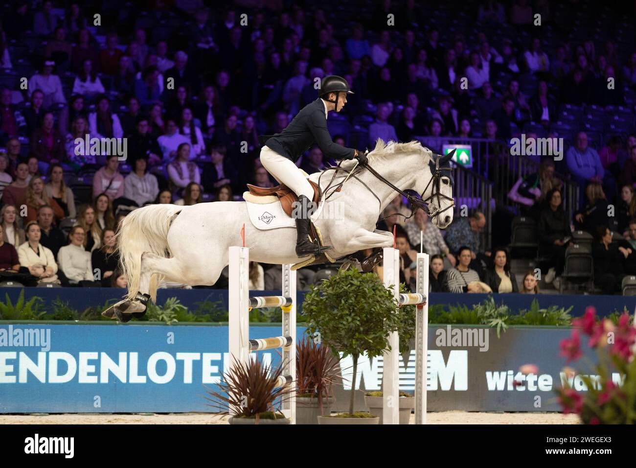 Amsterdam, Netherlands - January 25, 2024. Red Morgan from the United ...