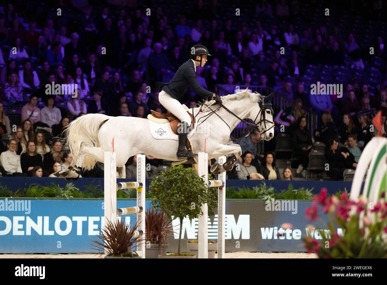 Amsterdam, Netherlands - January 25, 2024. Red Morgan from the United ...