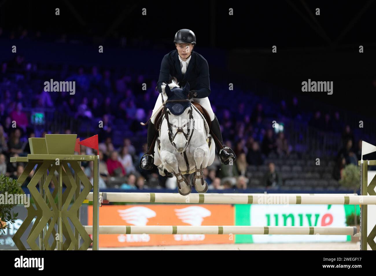 Amsterdam, Netherlands - January 25, 2024. Red Morgan from the United ...