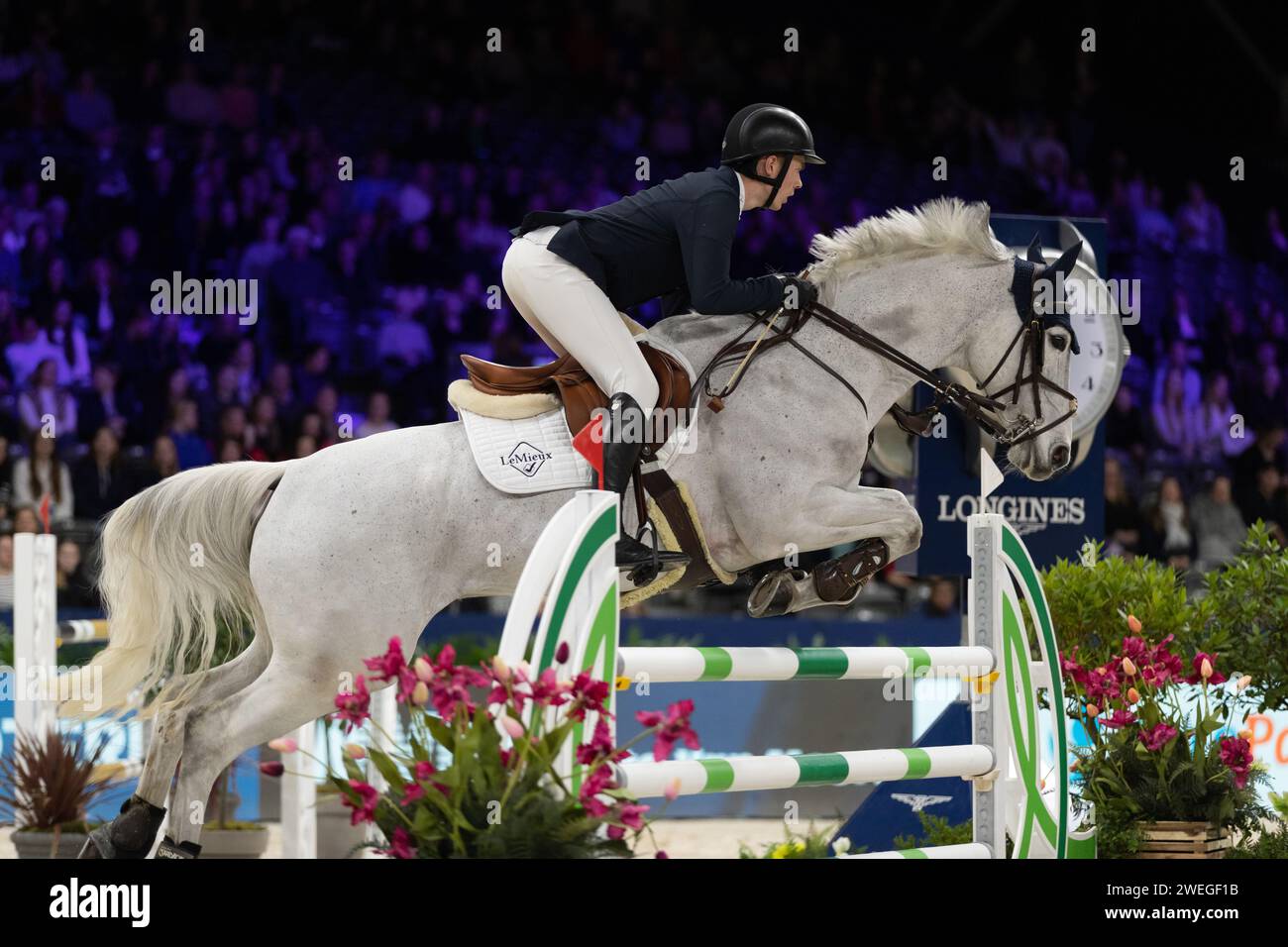 Amsterdam, Netherlands - January 25, 2024. Red Morgan from the United ...