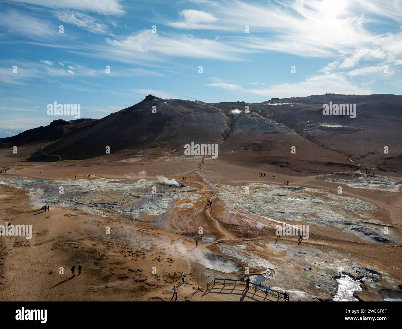 Inside big crater active hi-res stock photography and images - Alamy