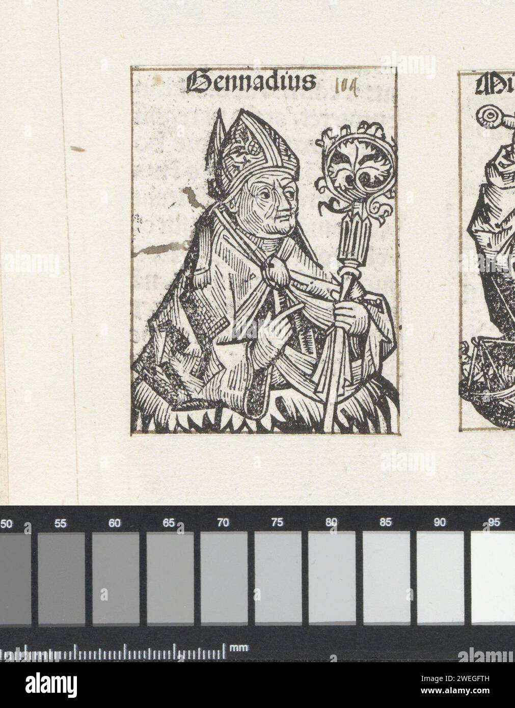 Gennadius van Constantinople, Michel Wolgemut (workshop of), 1493 print ...