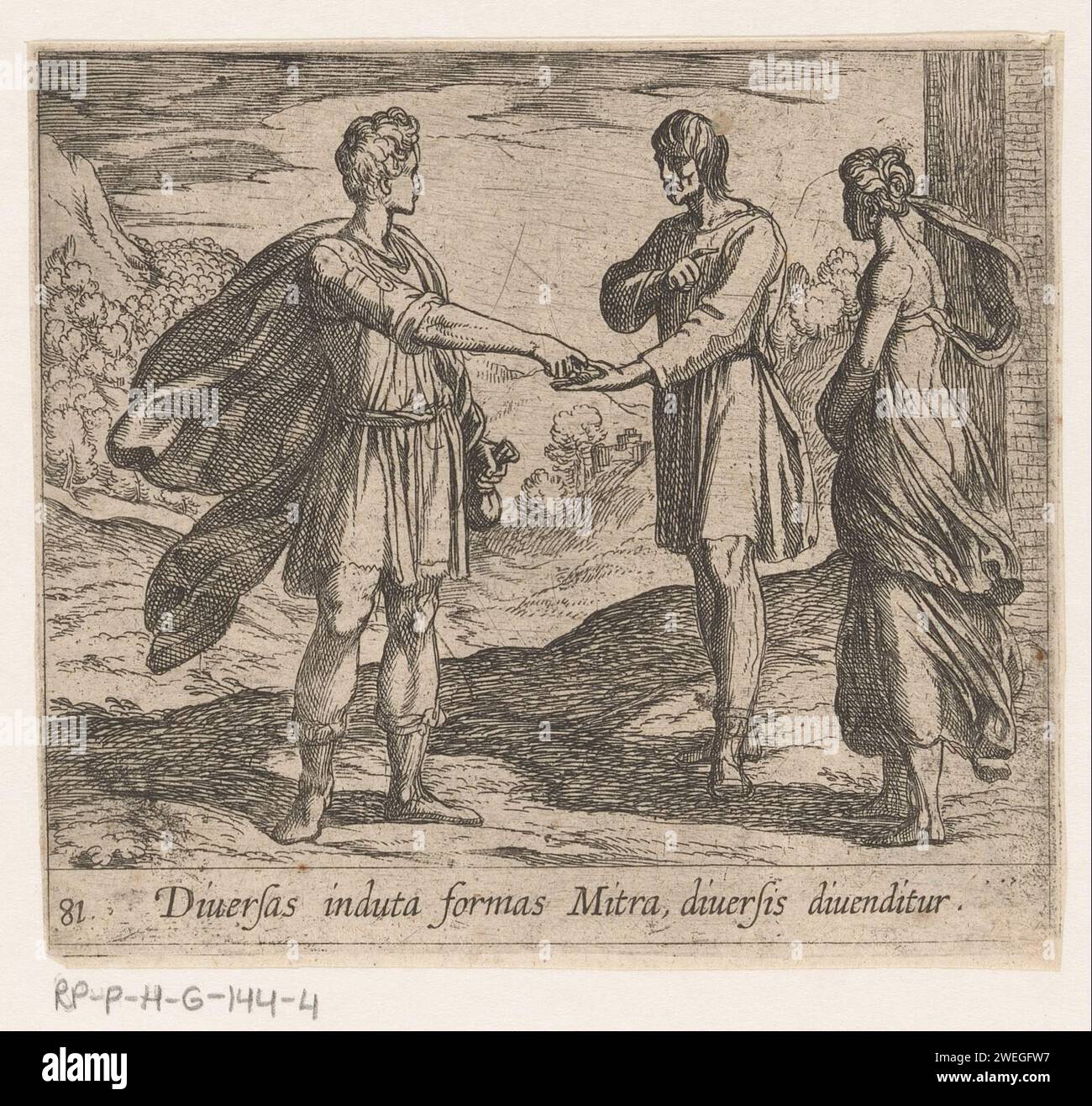 Erysichthon sells his daughter, Antonio Tempesta, 1606 - 1638 print ...