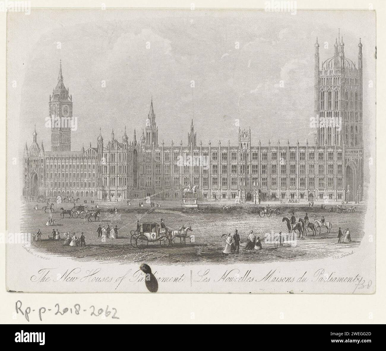 View of the Houses of Parliament, in London, Anonymous, 1870 - 1885 ...