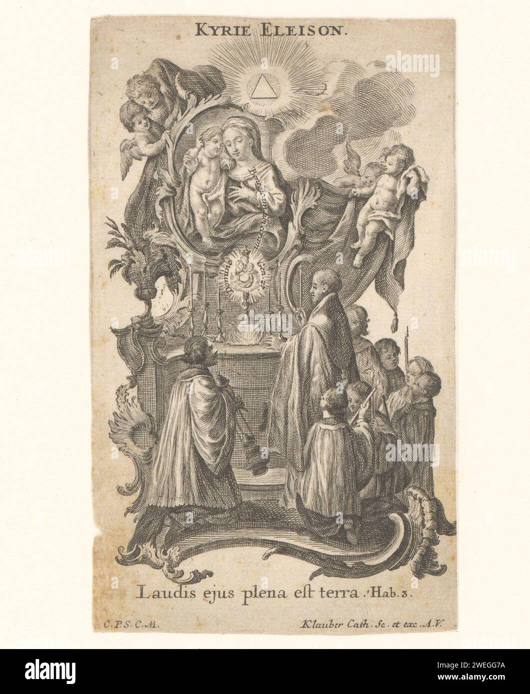 Litanie of the Holy Virgin Mary or Loreto, Ignaz Sebastian Klaber, c ...