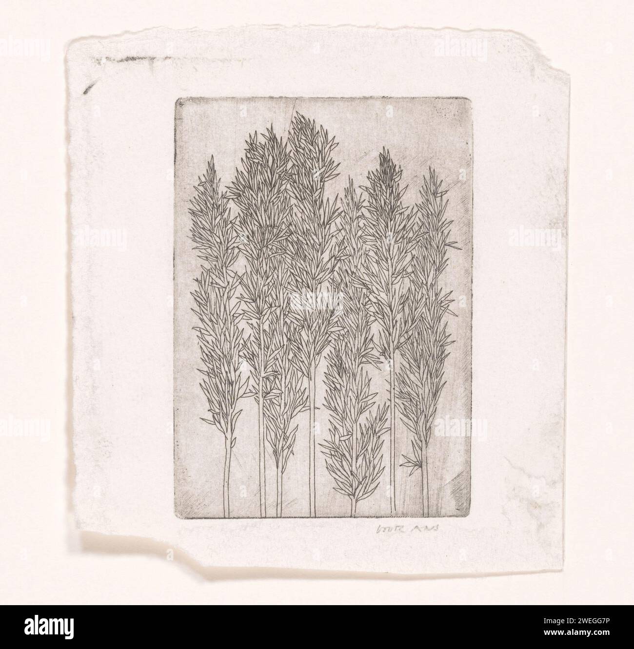 Grain Halmen, Kees Stoop, 1944 - c. 1990 print Grain Halmen. paper ...