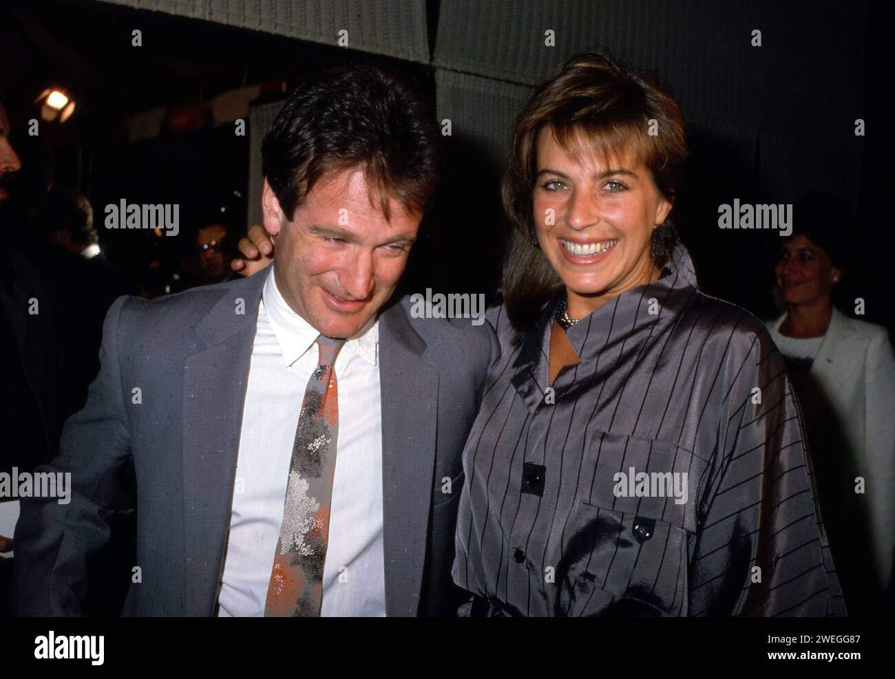 Robin Williams and wife Valerie Circa 1980's Credit: Ralph Dominguez ...